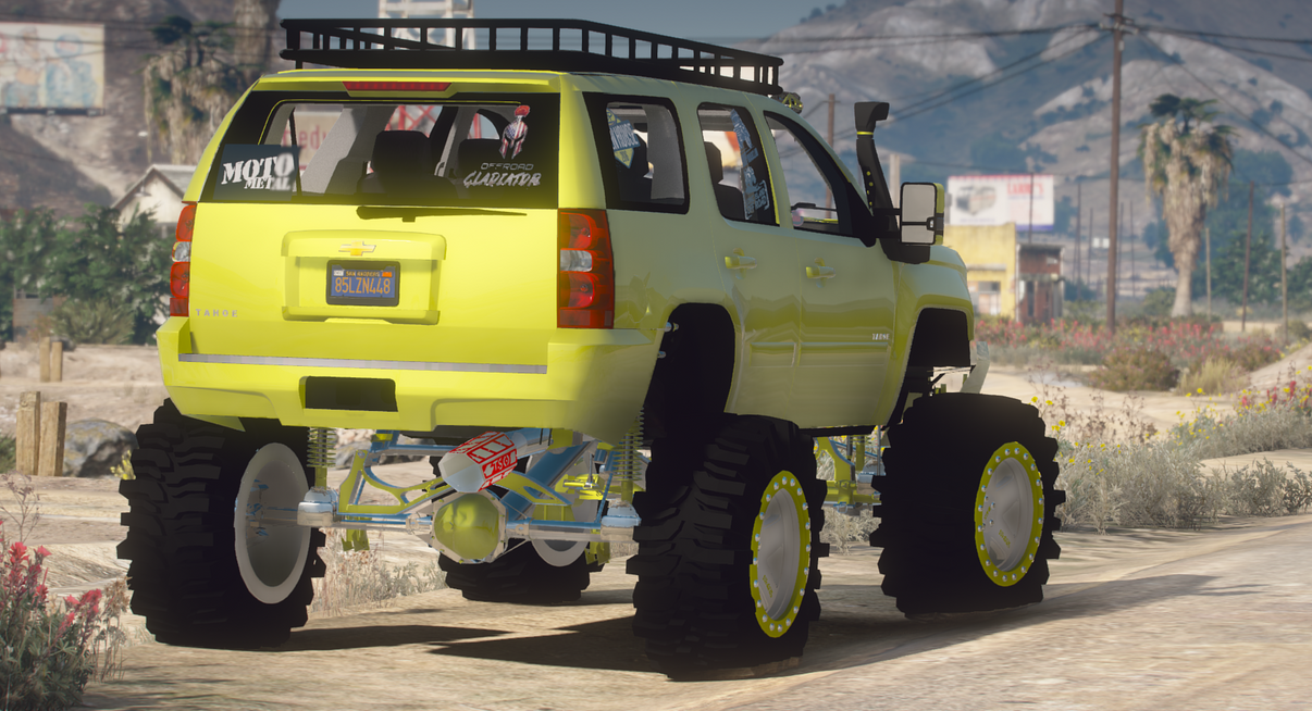 2011 Chevrolet Tahoe with 2017 Silverado Front End – FiveM Mods