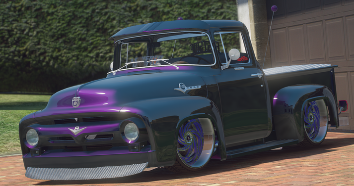 Ford F100 Slammed with Tuning Options – FiveM Mods