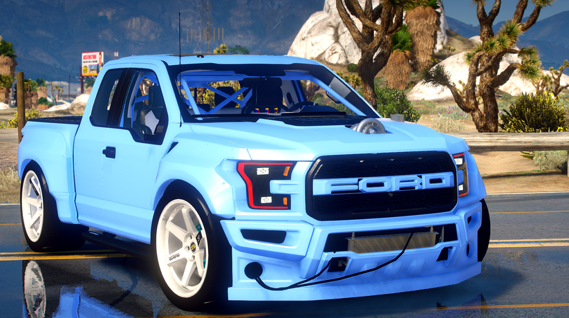 Ford Raptor Pandem with Animated Engine – FiveM Mods