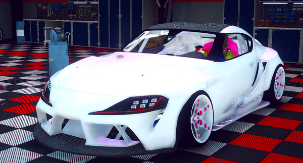 Toyota Supra HGK Drift Car with Animated Engine – FiveM Mods