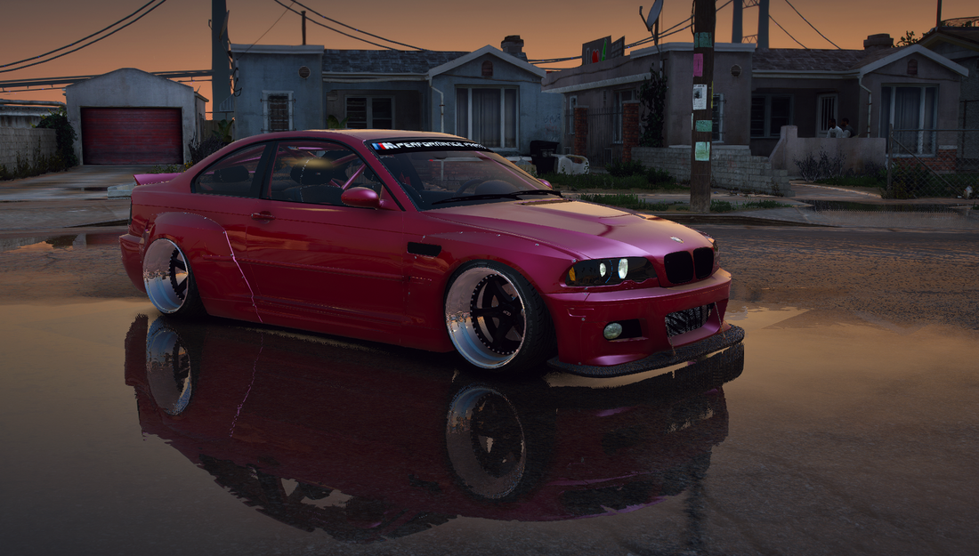 BMW E46 Pandem Kit with Animated Engine – FiveM Mods