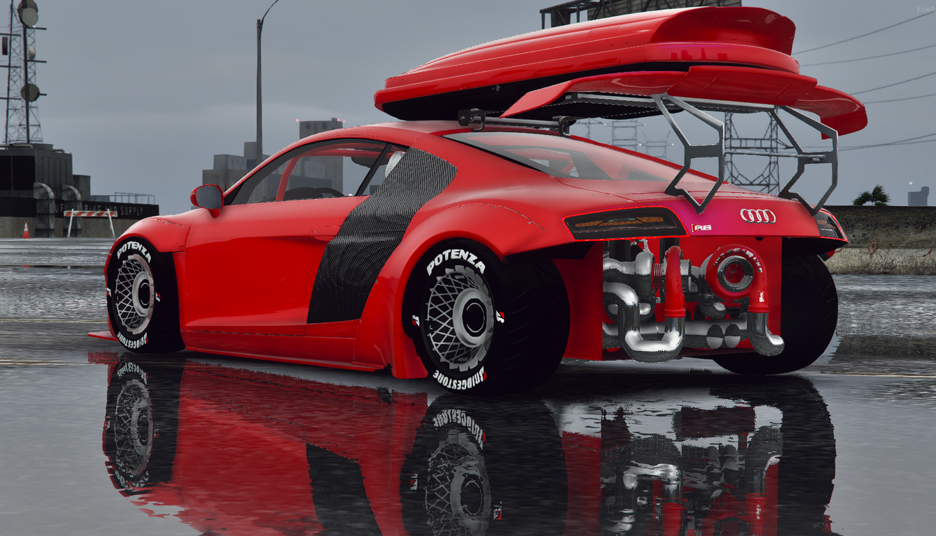 Audi R8 Liberty Walk Twin Turbo – FiveM Mods