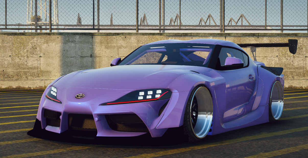 Toyota Supra Widebody with Animated Engine – FiveM Mods