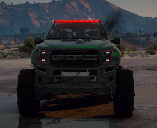 Ford Raptor Pandem Flatbed with Animated Engine – FiveM Mods