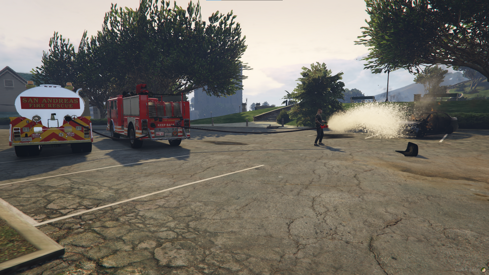 Realistic Fire Script & Fire Hose – FiveM Mods
