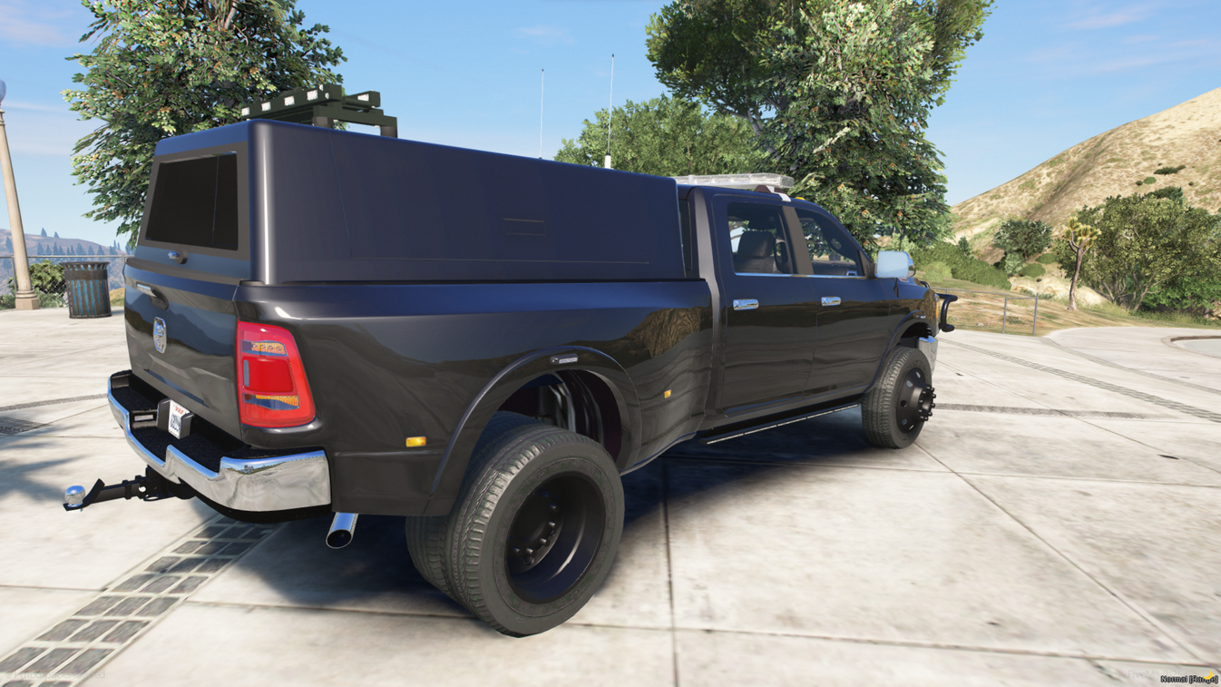 2020 Ram Dually Unmarked Pickup Truck – FiveM Mods