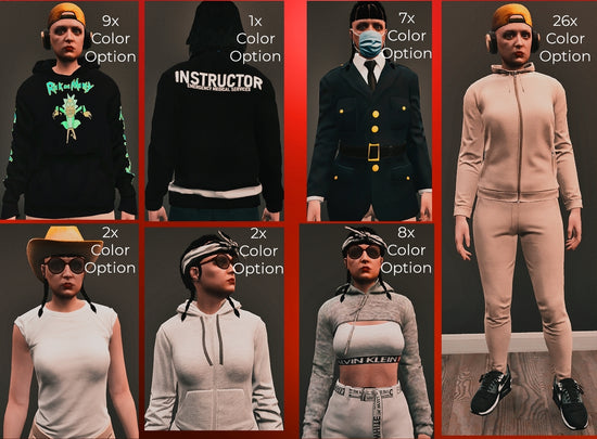 Ultimate Server Clothing Pack with Premium Brands – FiveM Mods