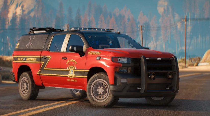 Chevrolet Silverado EMS/Fire Battalion Chief Pickup Truck – FiveM Mods