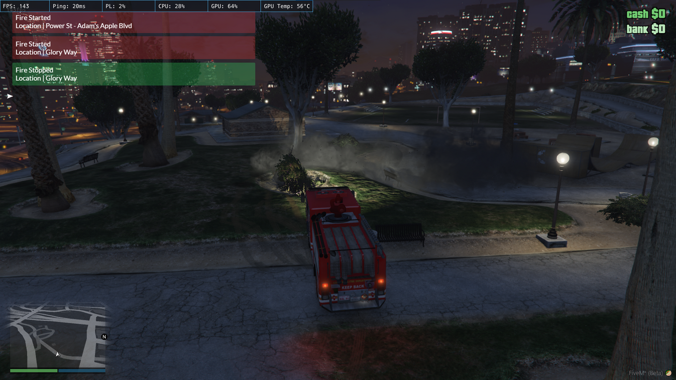 Realistic Fire Script & Fire Hose – FiveM Mods