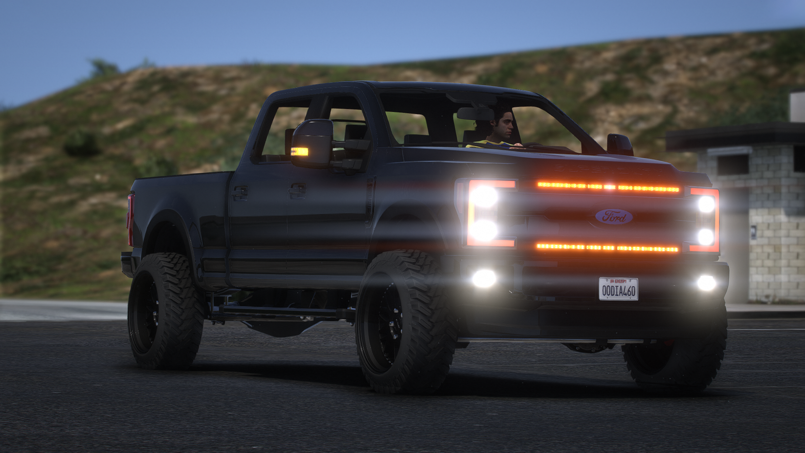 2019 Ford F350 Super Duty Lighted Grill Truck – FiveM Mods