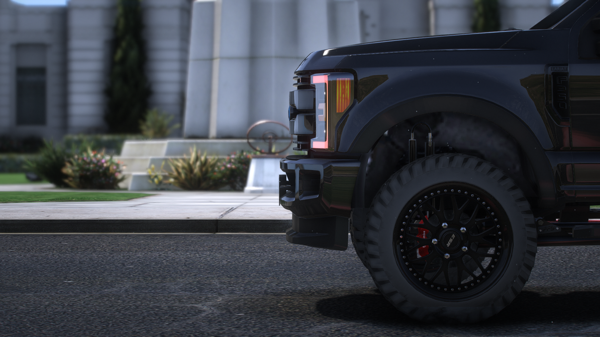2019 Ford F350 Super Duty Lighted Grill Truck – FiveM Mods