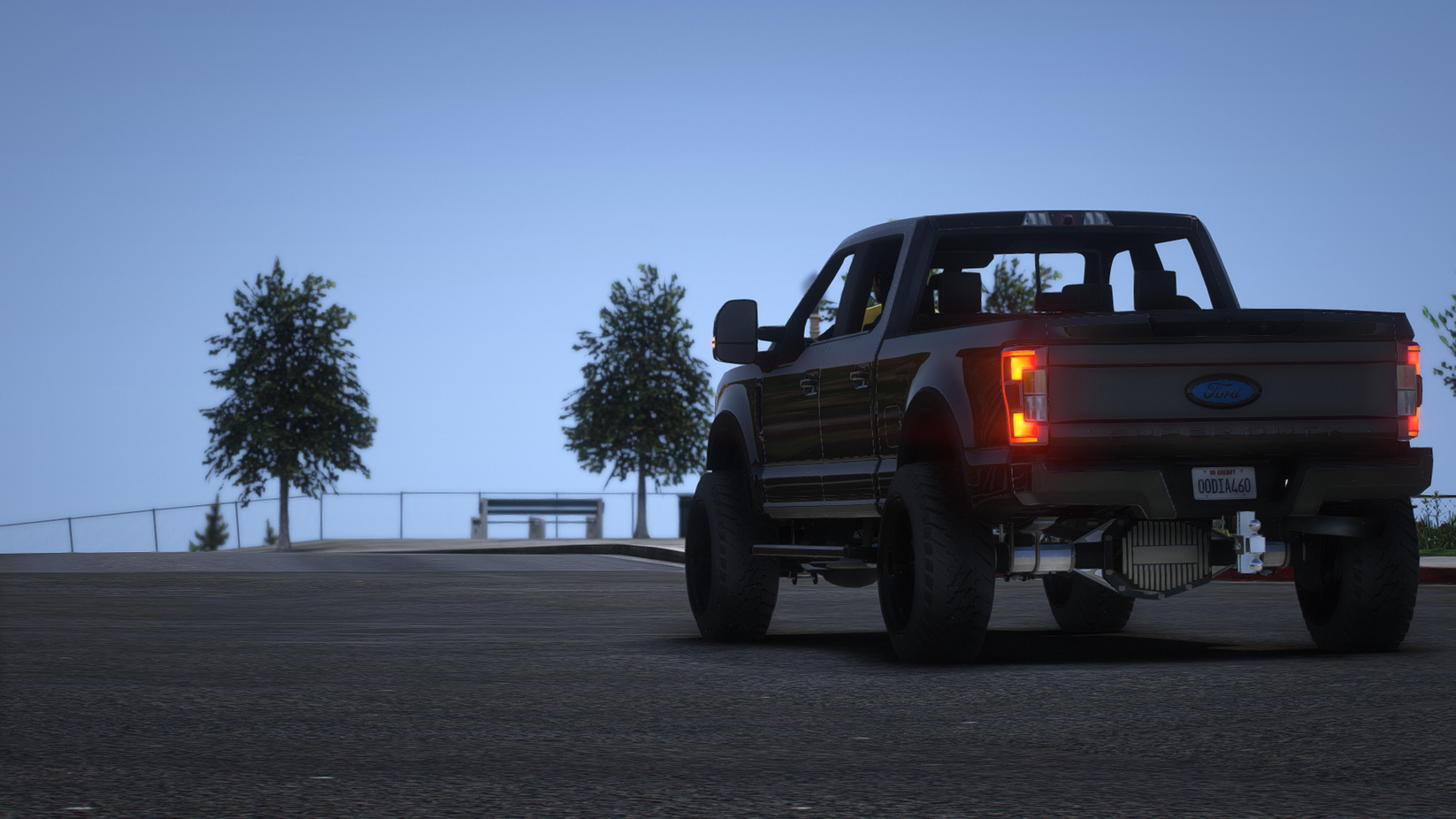 2019 Ford F350 Super Duty Lighted Grill Truck – FiveM Mods