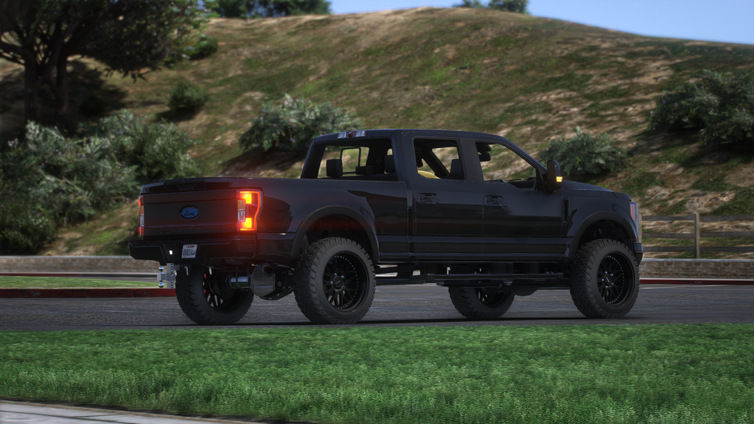 2019 Ford F350 Super Duty Lighted Grill Truck – FiveM Mods