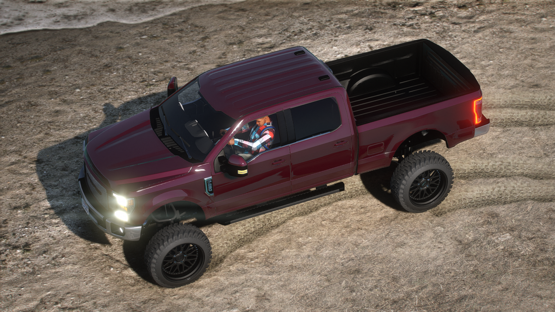 2019 Ford F350 Lifted Pickup Truck – FiveM Mods