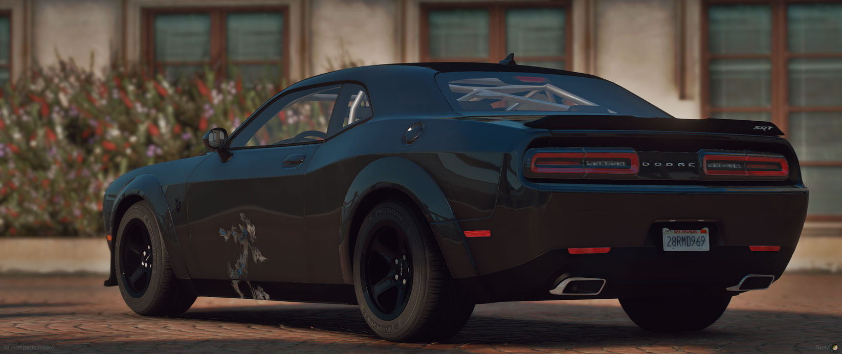 2018 Dodge Demon with Roll Cage – FiveM Mods