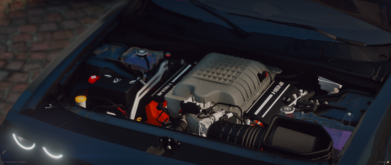 2018 Dodge Demon with Roll Cage – FiveM Mods