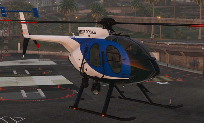 MD500 Police/Sheriff Helicopter – FiveM Mods
