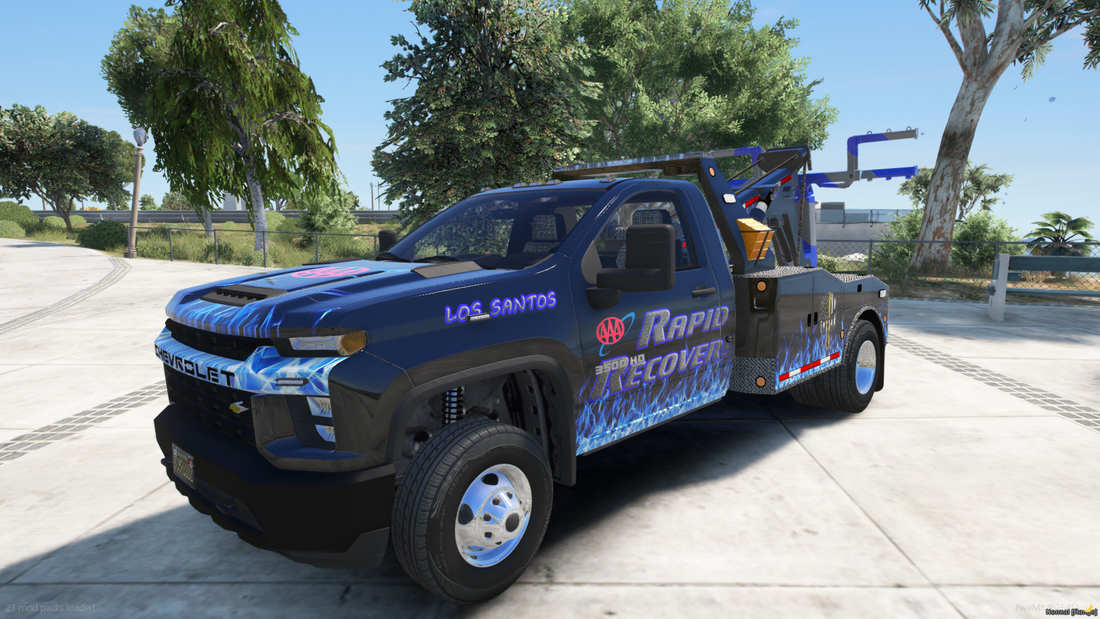 2020 Silverado Wrecker Towing Truck – FiveM Mods