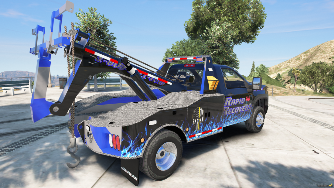 2020 Silverado Wrecker Towing Truck – FiveM Mods