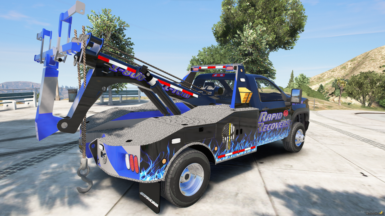 2020 Silverado Wrecker Towing Truck – FiveM Mods