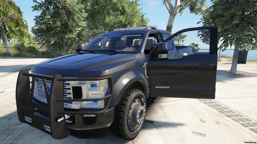 2020 F350 Dually Unmarked Pickup Truck – FiveM Mods