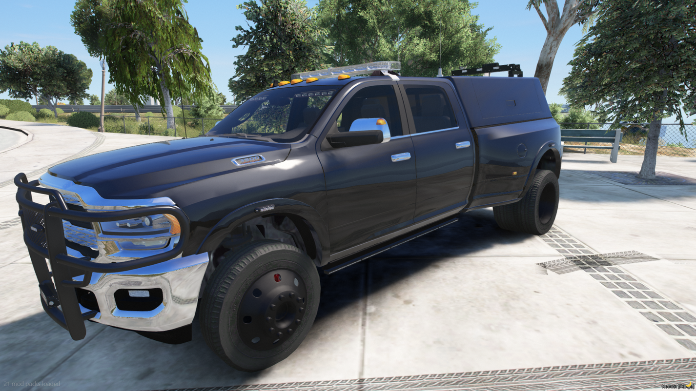 2020 Ram Dually Unmarked Pickup Truck – FiveM Mods