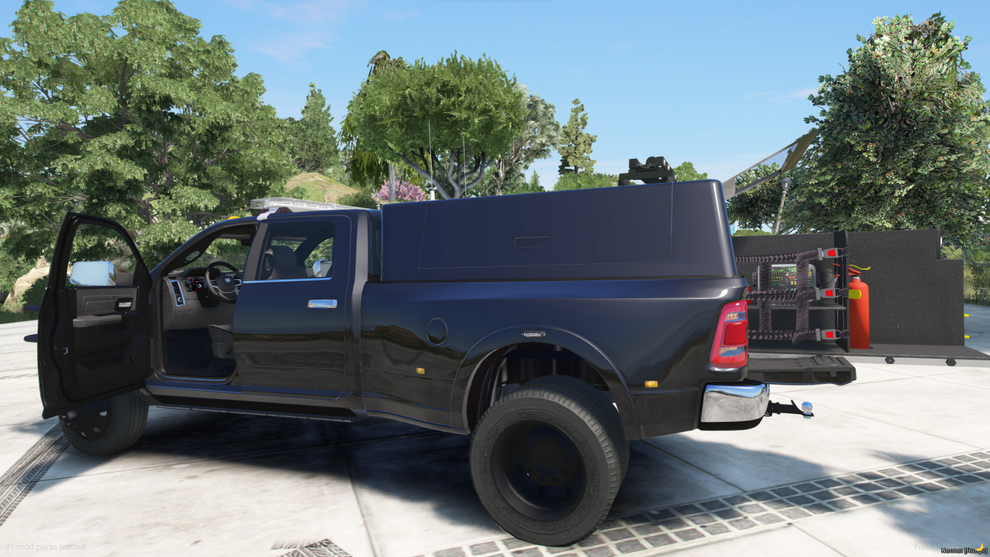 2020 Ram Dually Unmarked Pickup Truck – FiveM Mods