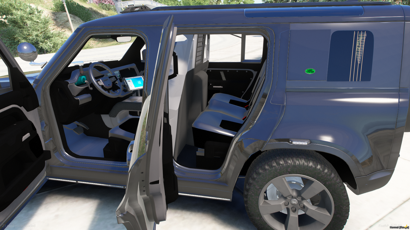 2021 Land Rover Defender Unmarked SUV – FiveM Mods