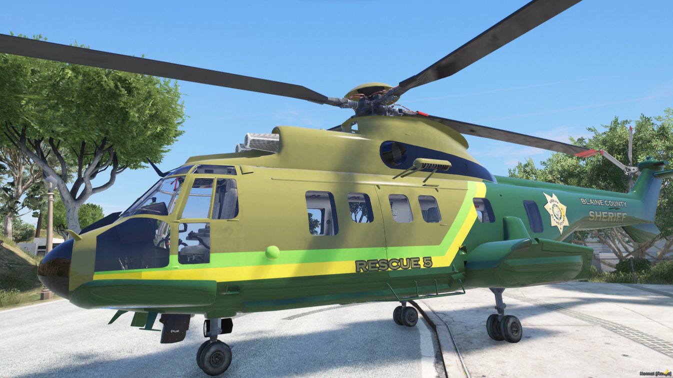 AS332 Super Puma Helicopter – FiveM Mods
