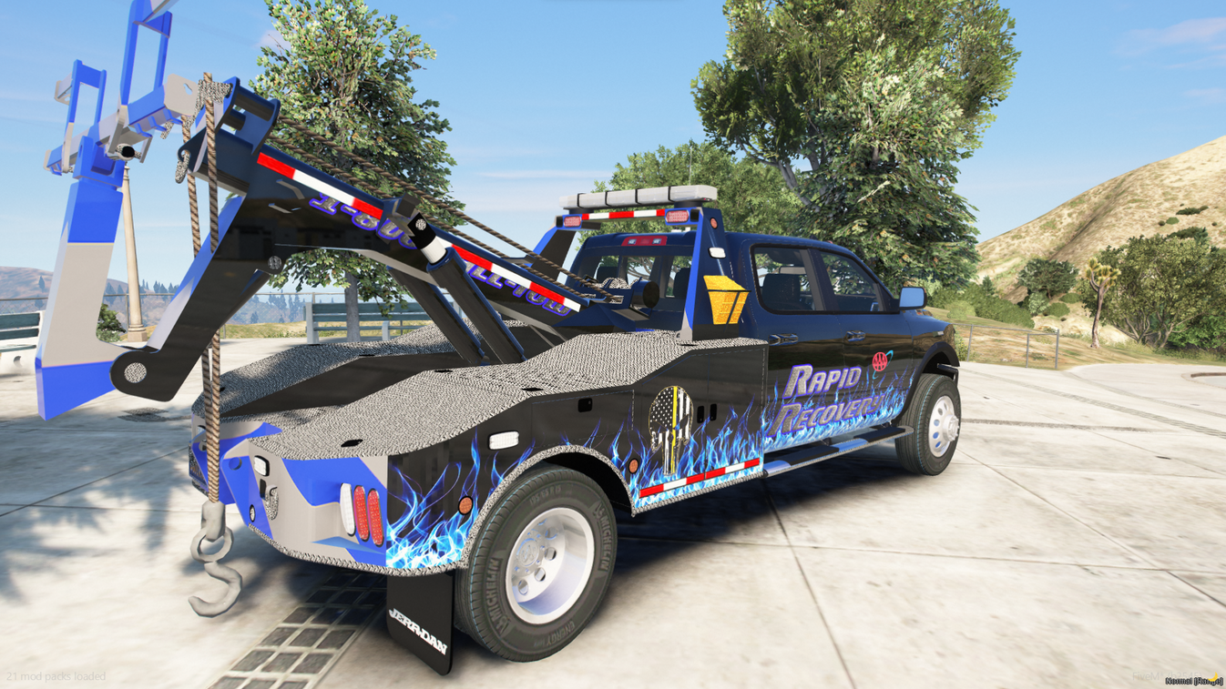 2020 Ram Wrecker Towing Truck – FiveM Mods