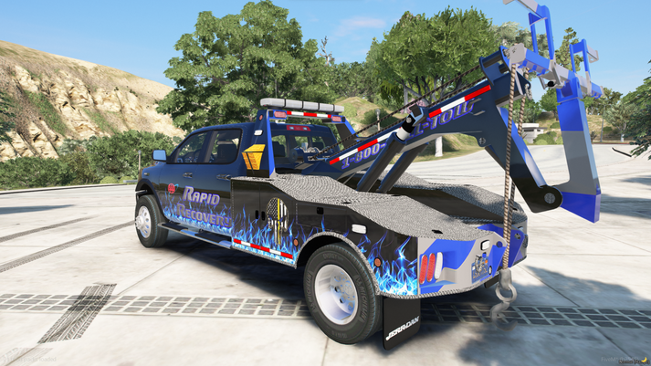 2020 Ram Wrecker Towing Truck – FiveM Mods