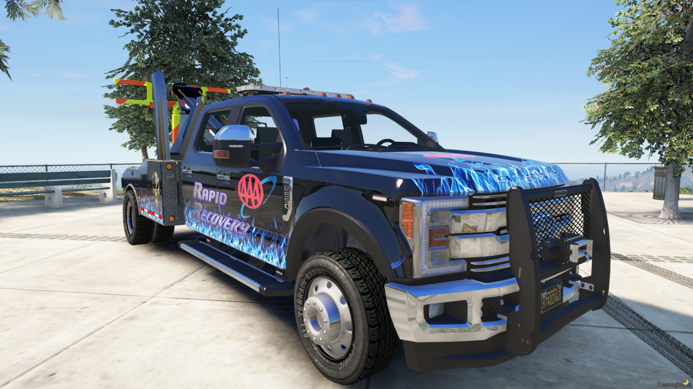 2020 Ford F550 Wrecker Towing Truck – FiveM Mods