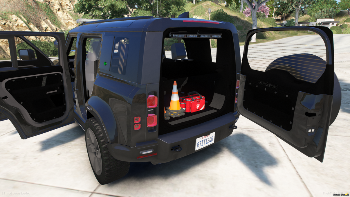 2021 Land Rover Defender Unmarked SUV – FiveM Mods