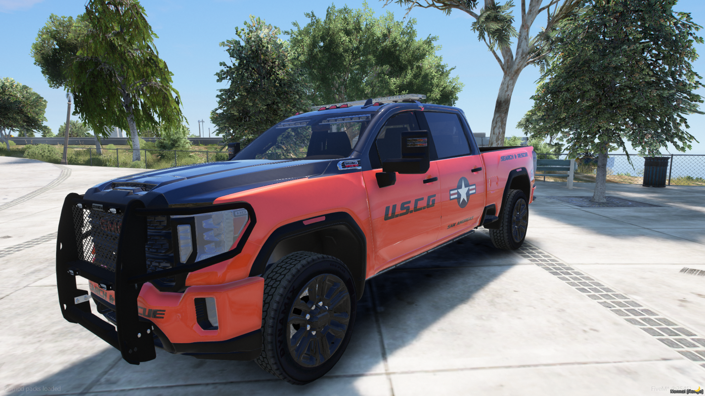 2020 GMC Sierra EMS/Fire/Search & Rescue Pickup Truck – FiveM Mods